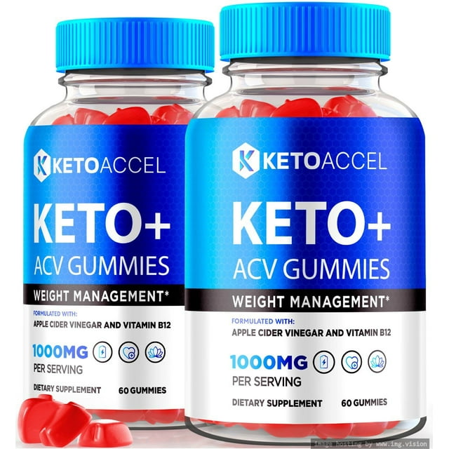 (2 Pack) Keto Accel ACV Gummies, KetoAccel ACV Keto Gummies, Official ...
