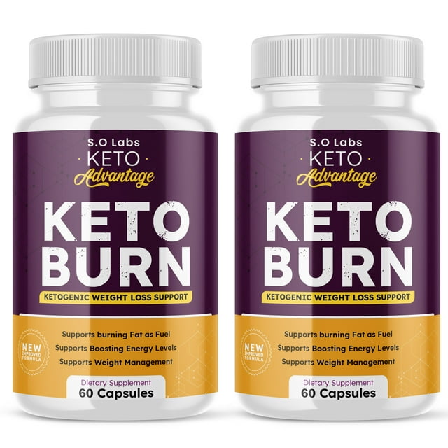 Keto Advantage Keto Burn Pills (2 Pack) - Advanced Ketogenic Supplement ...