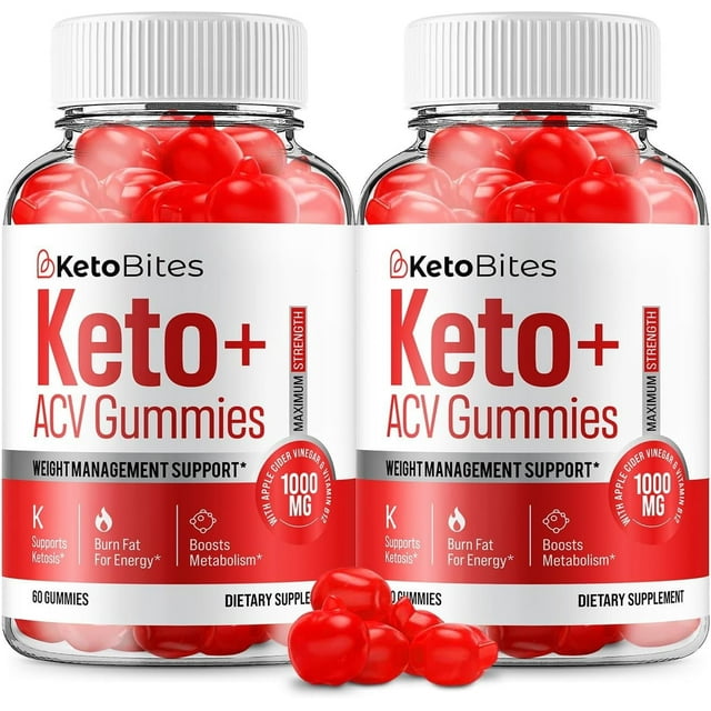 Keto Bites ACV Gummies Pack of 2 - Advanced Dietary Supplement for ...