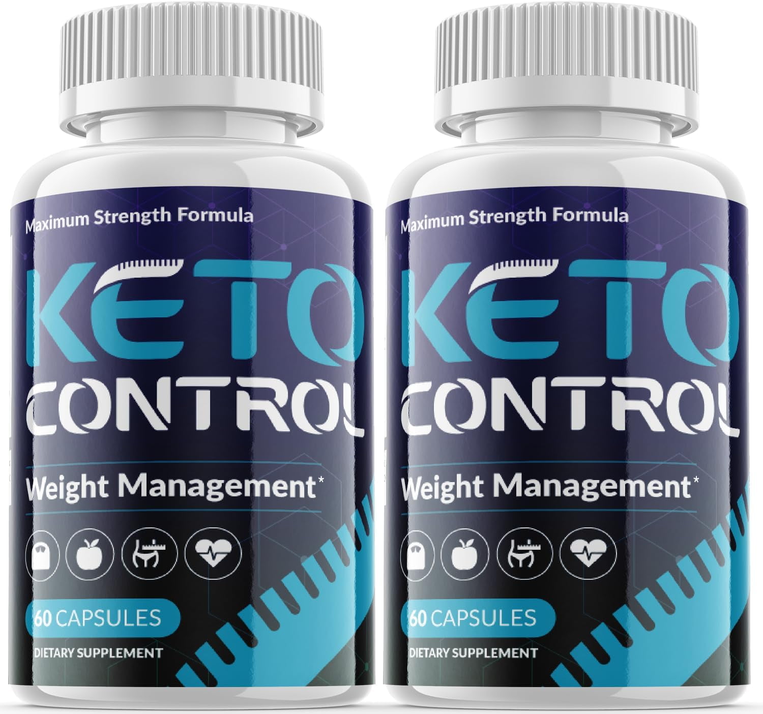 (2 Pack) Keto Control - Keto Weight Loss Formula - Energy & Focus ...