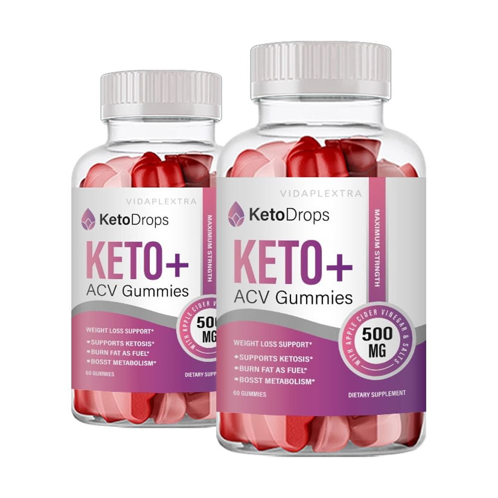 (2 Pack) Keto Drops Gummies - Keto Drops Keto + Apple Cider Vinegar ...
