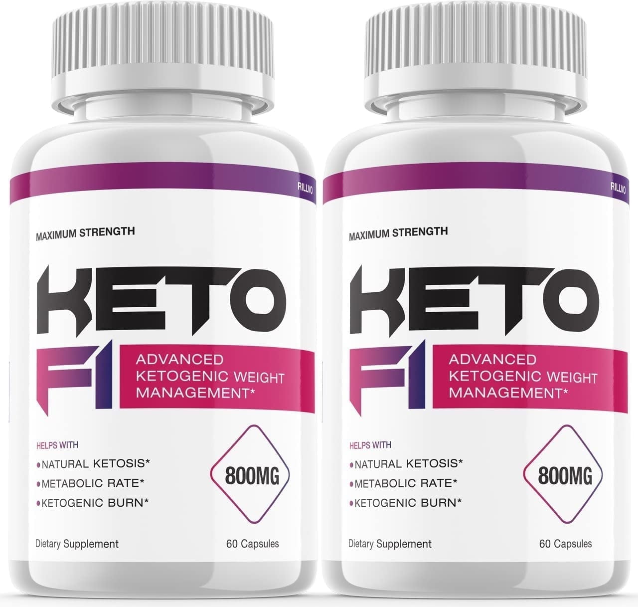 2 Pack Keto F1 120 Capsules - Walmart Business Supplies