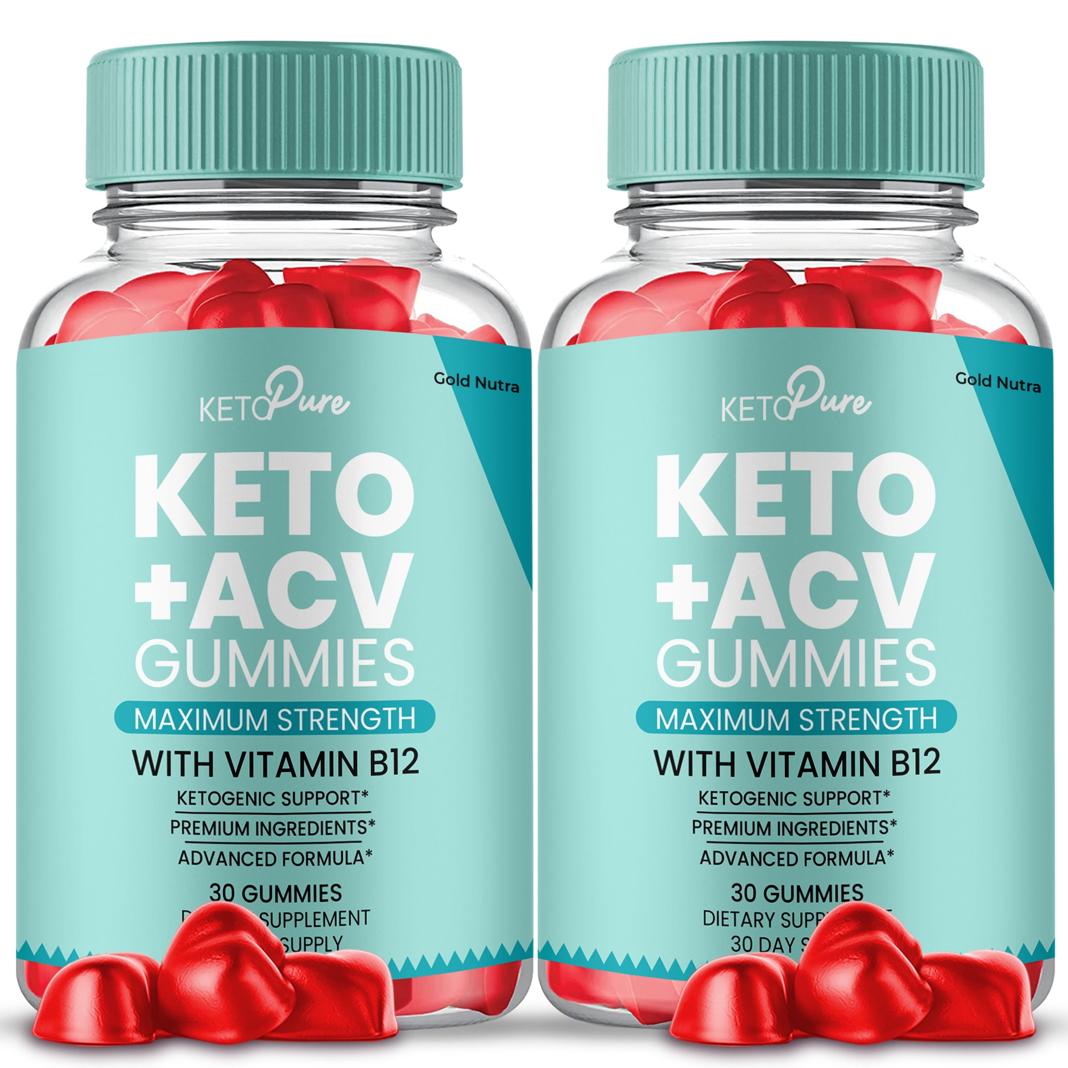 (2 Pack) Keto Pure ACV Gummies, Keto Pure Keto + ACV Gummies, Maximum ...
