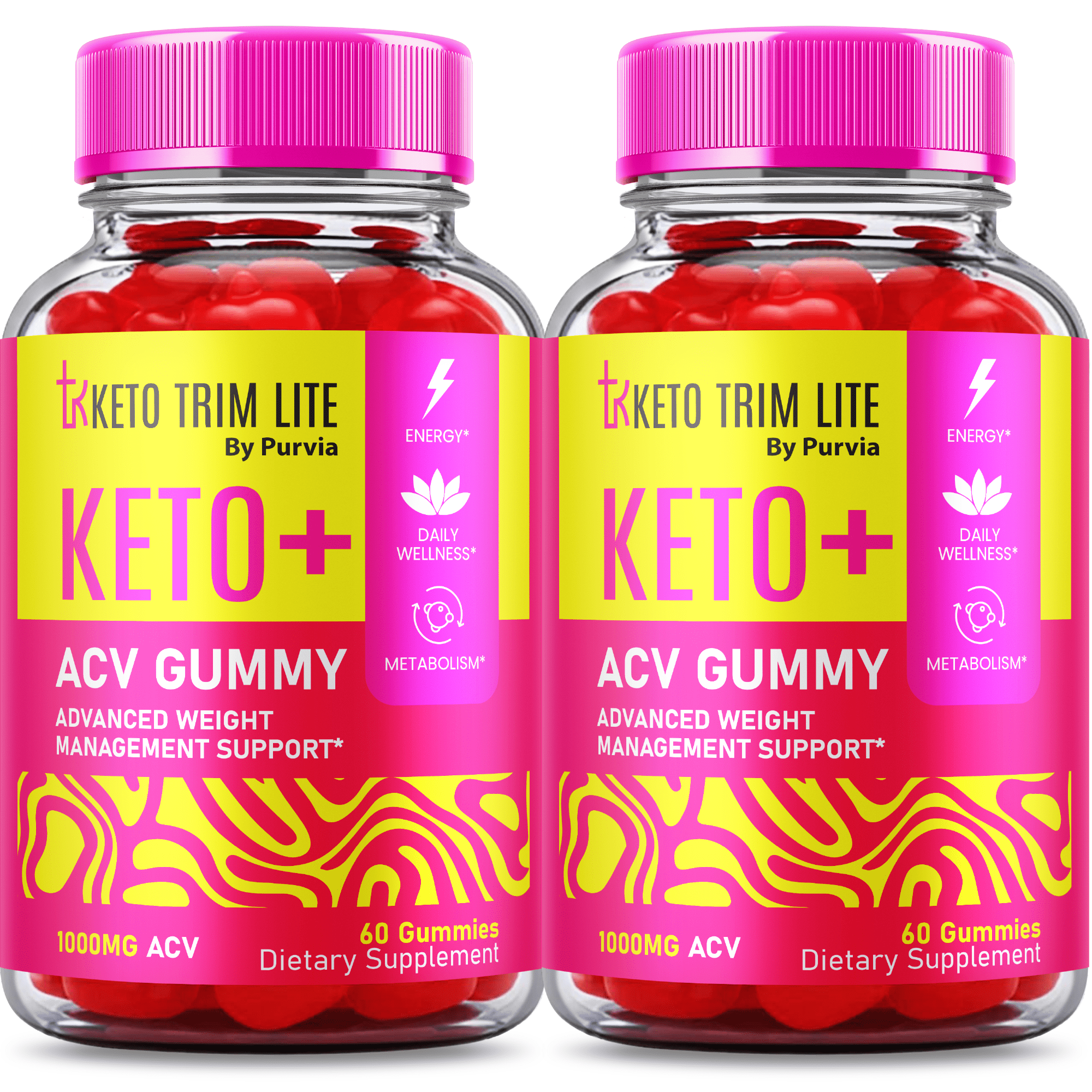 (2 Pack) Keto Trim Lite Acv Gummies, Keto Trim Lite Keto Acv Gummies ...