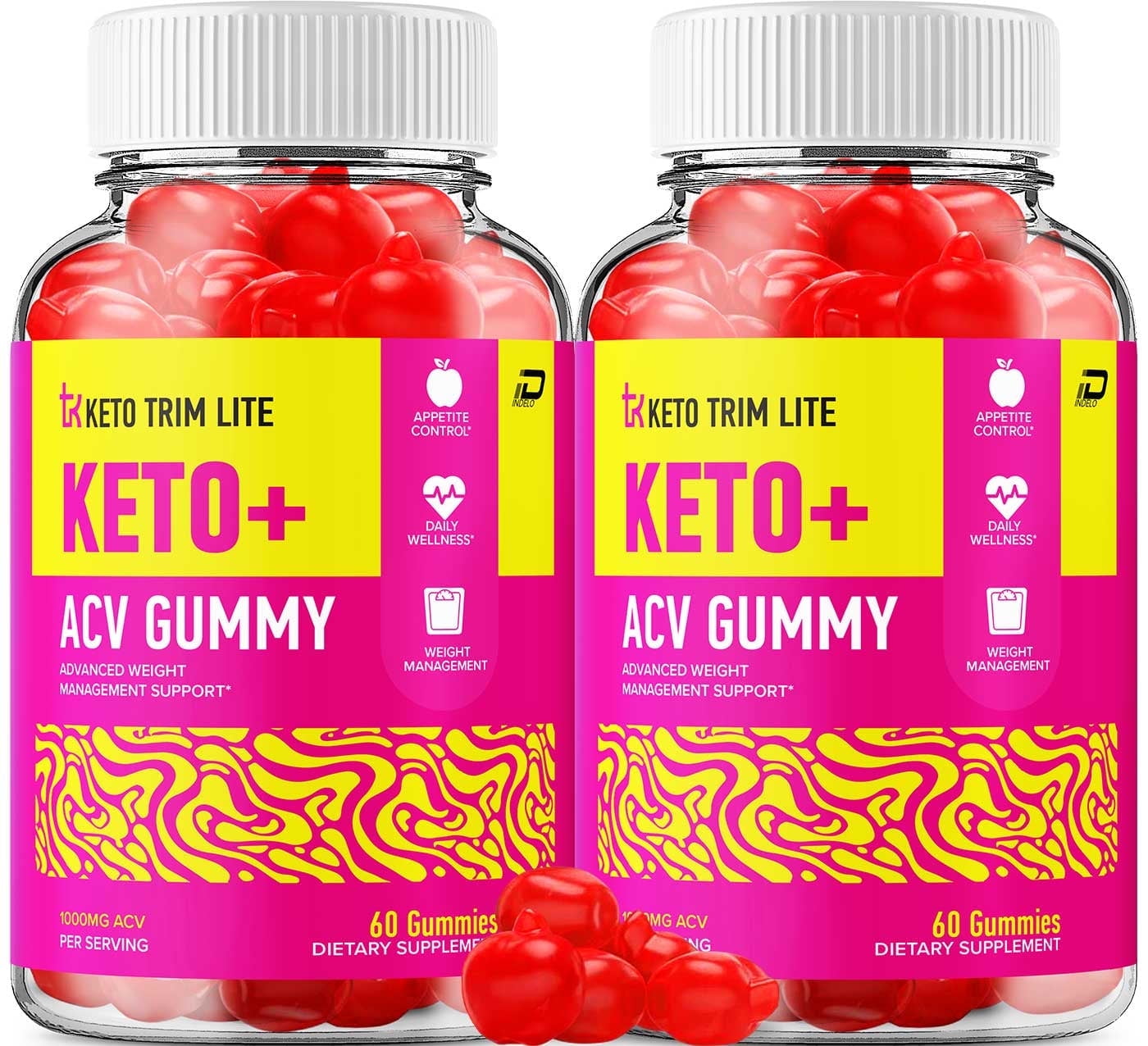 (2 Pack) Keto Trim Lite Keto ACV Gummies Supplement – KetoTrimLite ...