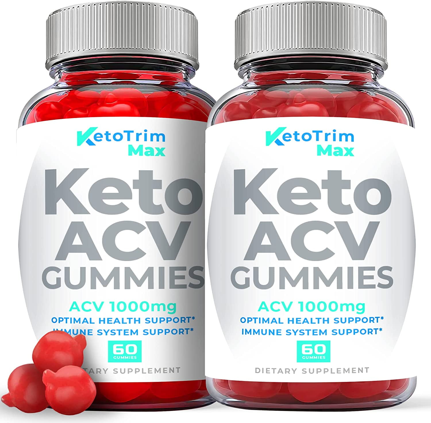 (2 Pack) Keto Trim Max Keto ACV Gummies - Supplement for Weight Loss ...