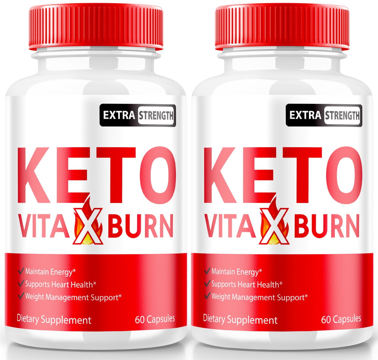 (2 Pack) Keto Vita X Burn Pills, Maximum Strength Keto Support Vitamins ...