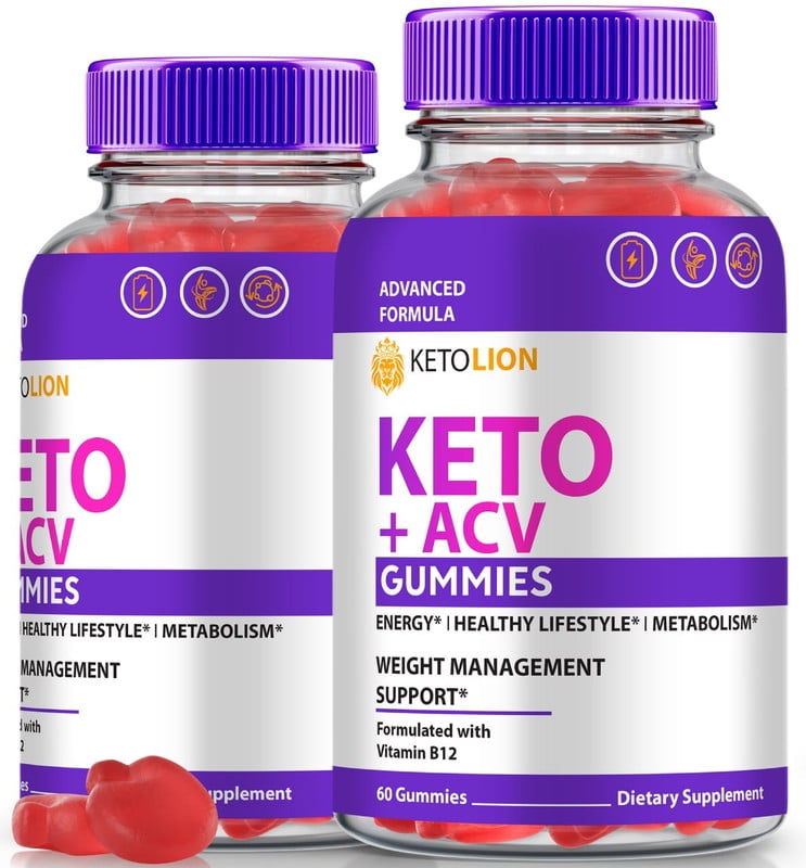 (2 Pack) KetoLion Gummies, Official Keto Lion ACV Gummies, KetoLion ...