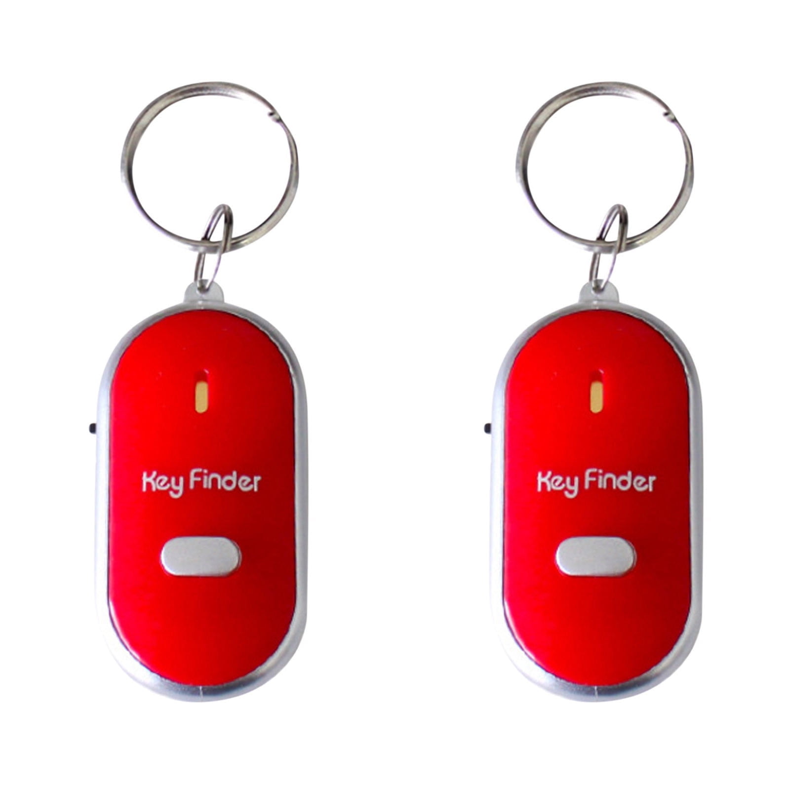 2 Pack Key Finder with LED light Whistle Sound Remote Control Key ...