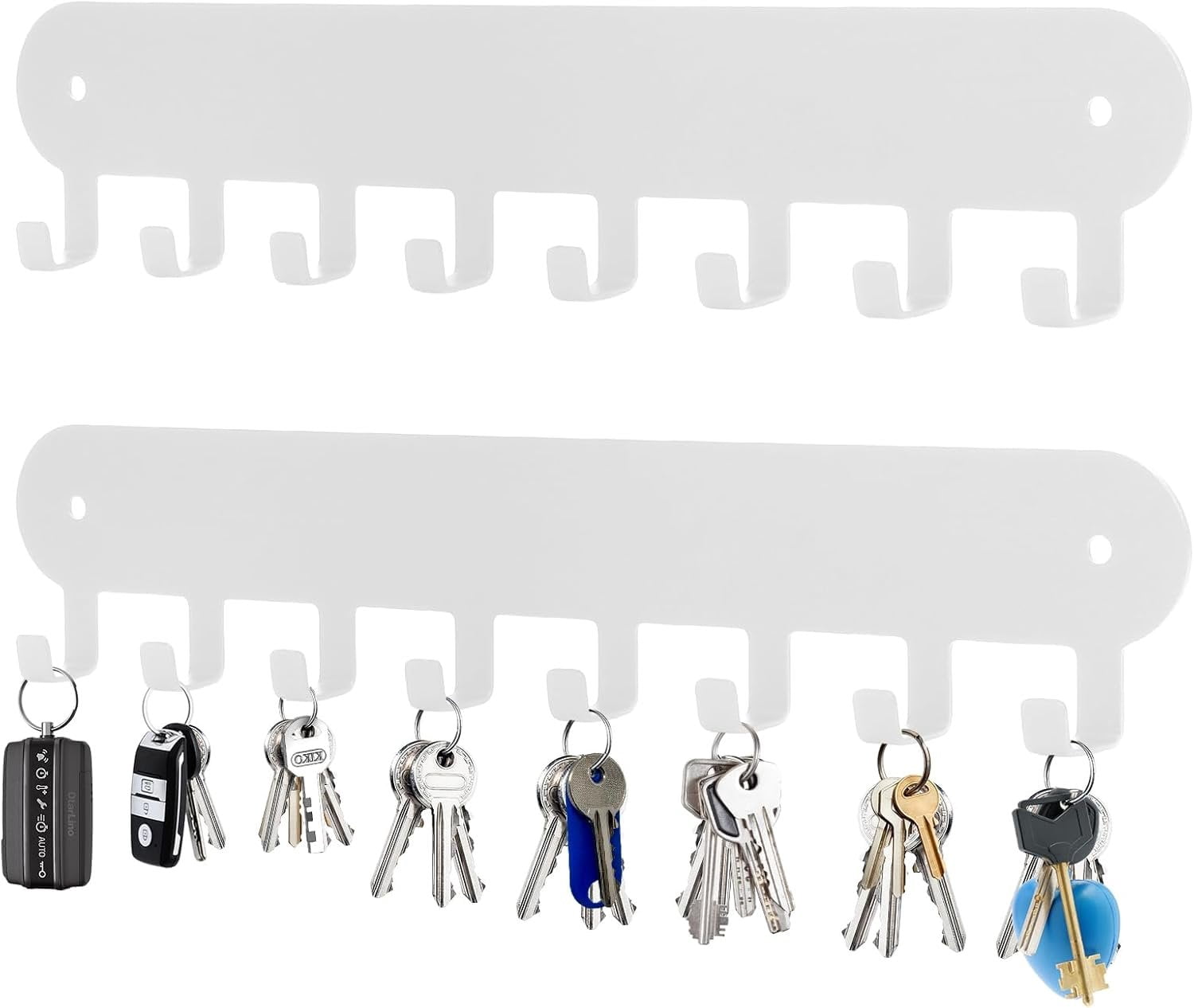 2 Pack Key Holder Wall Mount, Wall Mount Key Holder, Holder Wall, Key ...