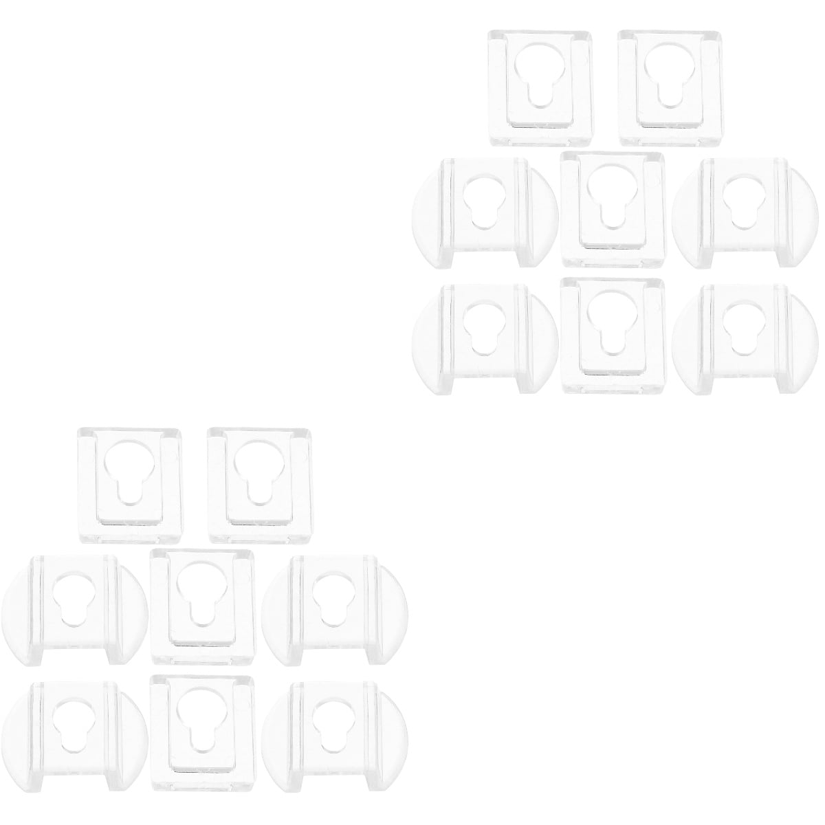 2 Pack Keyhole Hangers for Picture Frame Cleat Shelf Bracket Clips ...