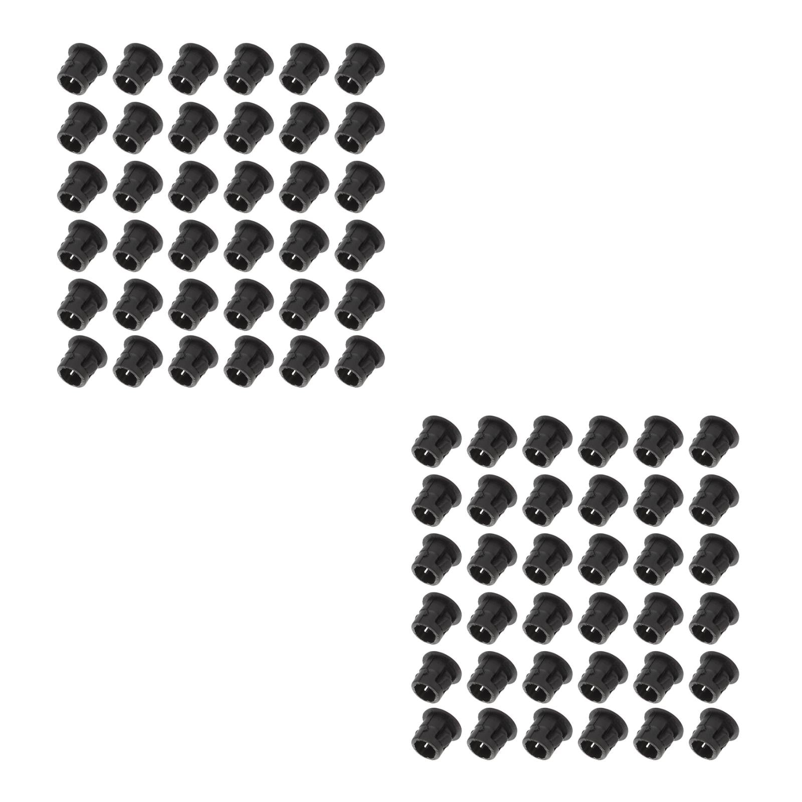 2 Pack Keyhole Plug Locking Flush Type Plugs Knockout Black - Walmart.com