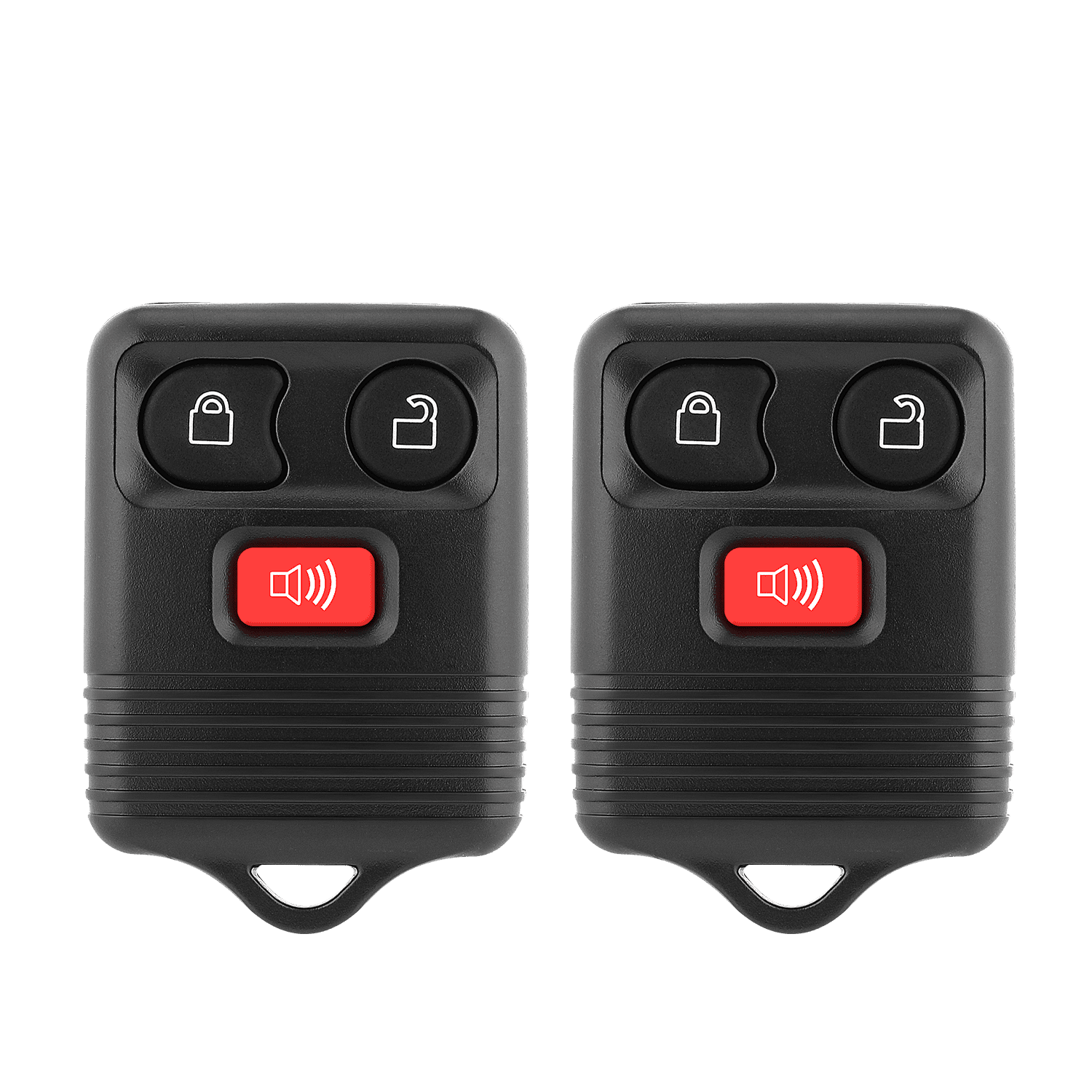 2 Pack Keyless Entry Car Remote Control Key Fob Transmitter Alarm for ...