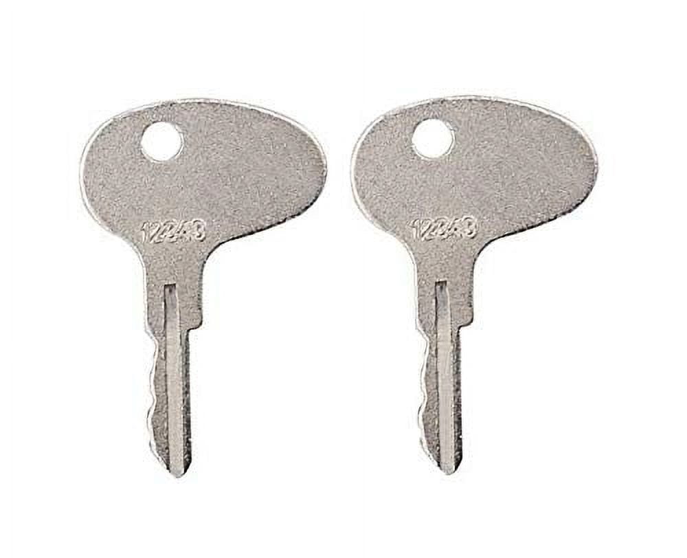 2 Pack Keys for Mitsubishi Forklift Dozer Tractor International CAT ...