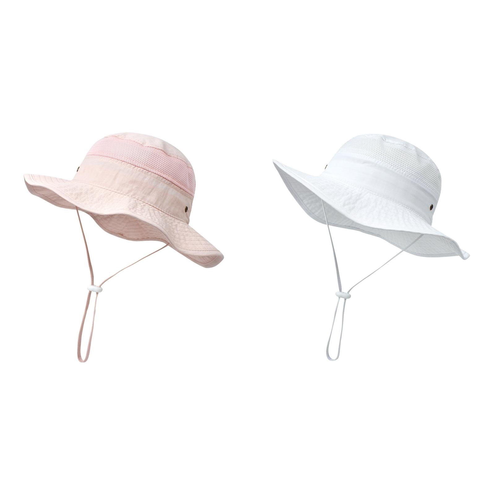 2-Pack,Kid's Sun Hat Wide Brim UPF 50+ Hat For Toddler Boys Adjustable ...