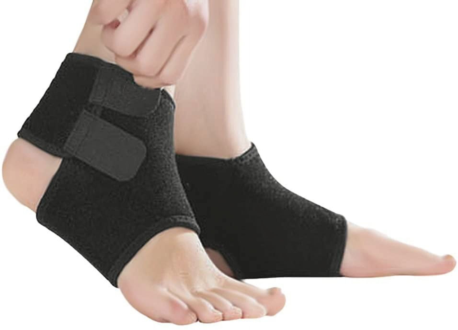 2 Pack Kids Child Adjustable Nonslip Ankle Tendon Compression Brace ...