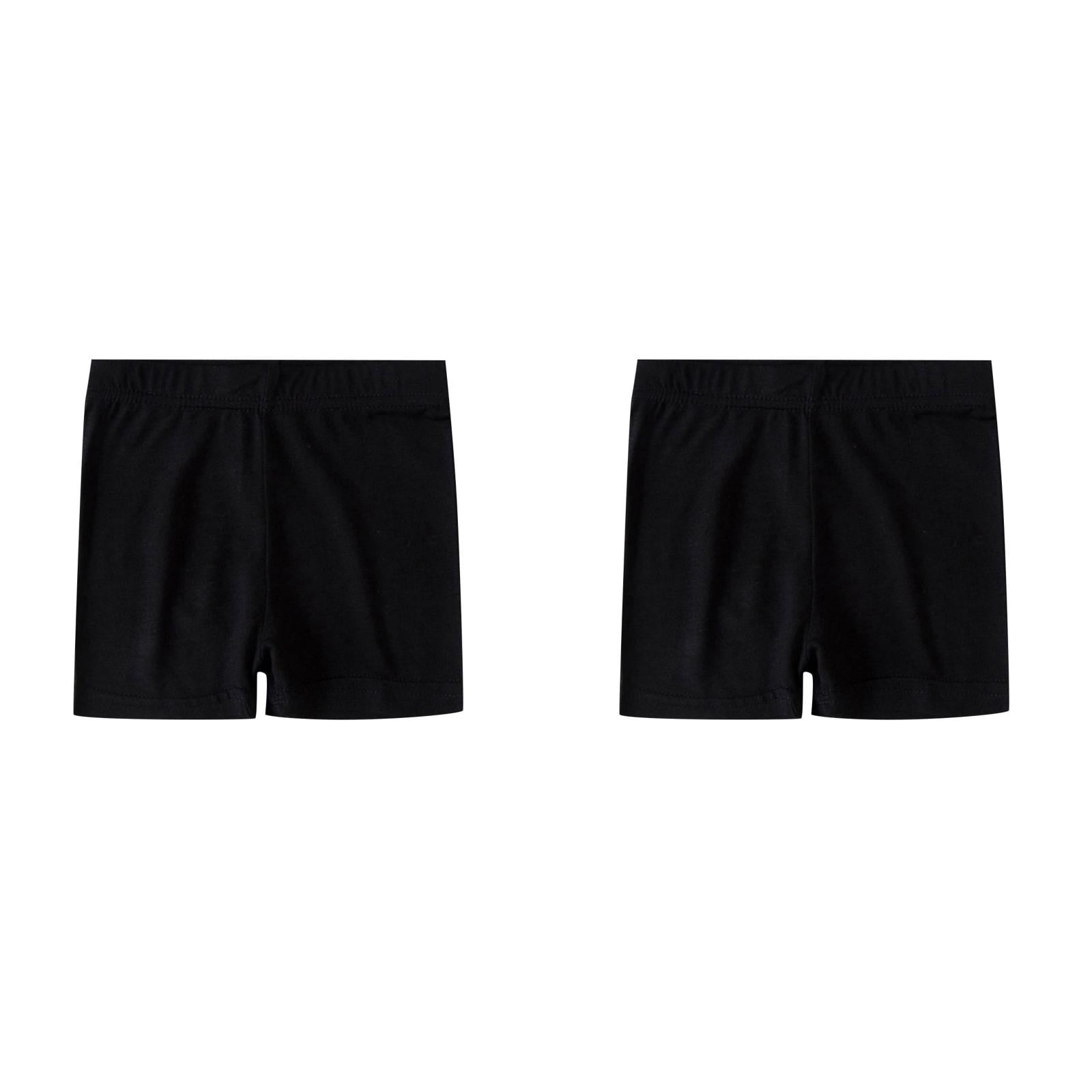 2 Pack,Kids Dance Shorts Solid Color Breathable Bike Shorts Sing Movie ...