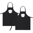 2 Pack Kids Doodle Apron Waterproof Design - Built-in DIY Cat Outline ...