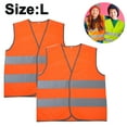2 Pack Kids Safety Vest High Visibility Reflective Vest With Velcro ...
