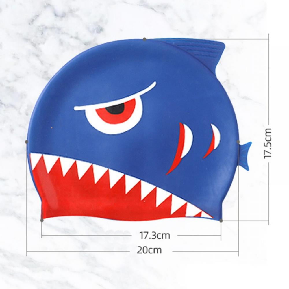 2 Pack Kids Swim Cap - Silicone Fun Swim Caps for Girls and Boys, Kids ...
