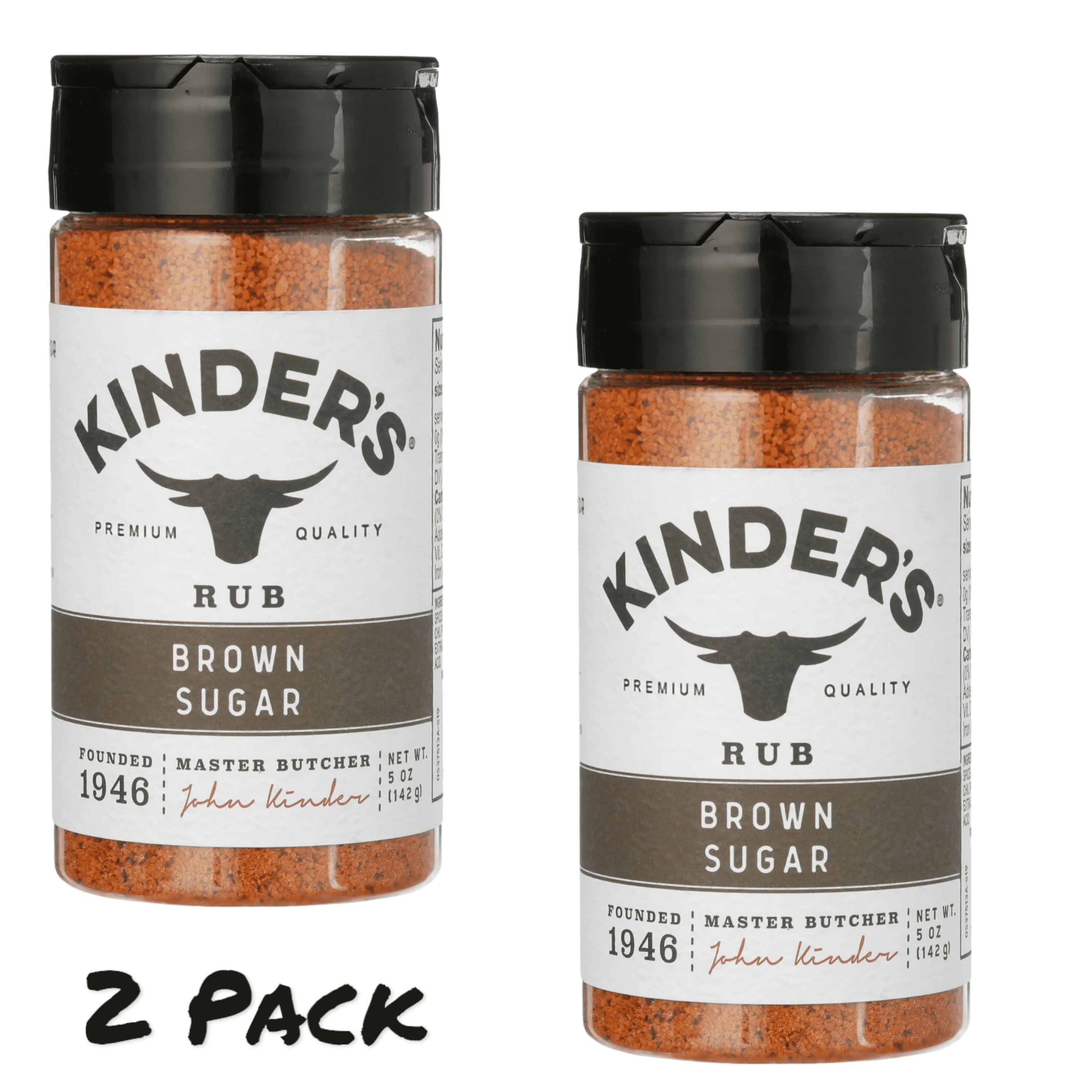 ( 2 Pack ) Kinder's Brown Sugar Barbecue Rub and Seasoning for Grilling ...