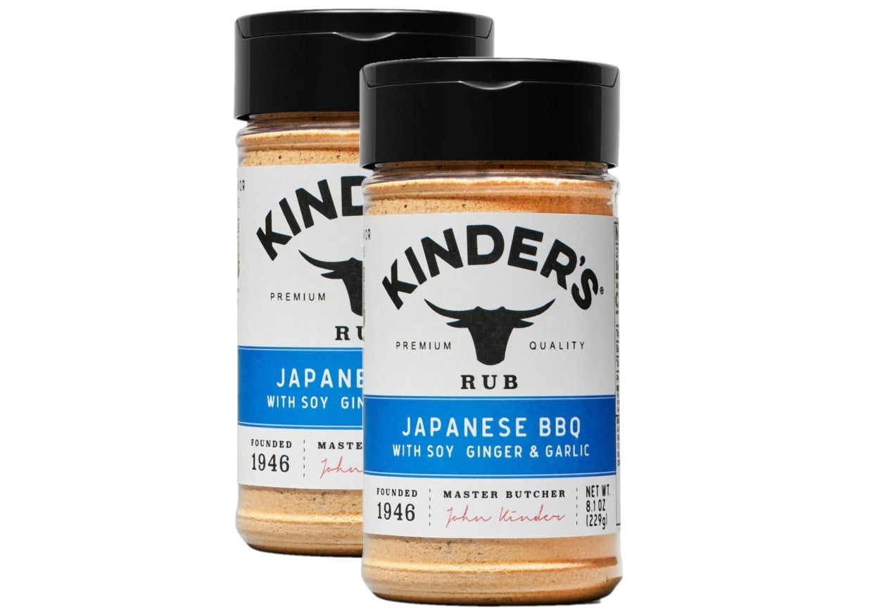 2 Pack | Kinder's Japanese BBQ Rub and Seasoning (8.1 oz.) - Walmart.com