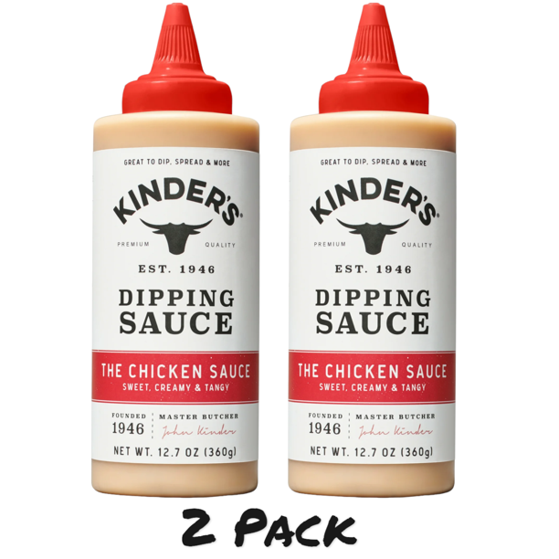 ( 2 Pack ) Kinder's The Chicken Sauce Sweet Creamy & Tangy Dipping ...