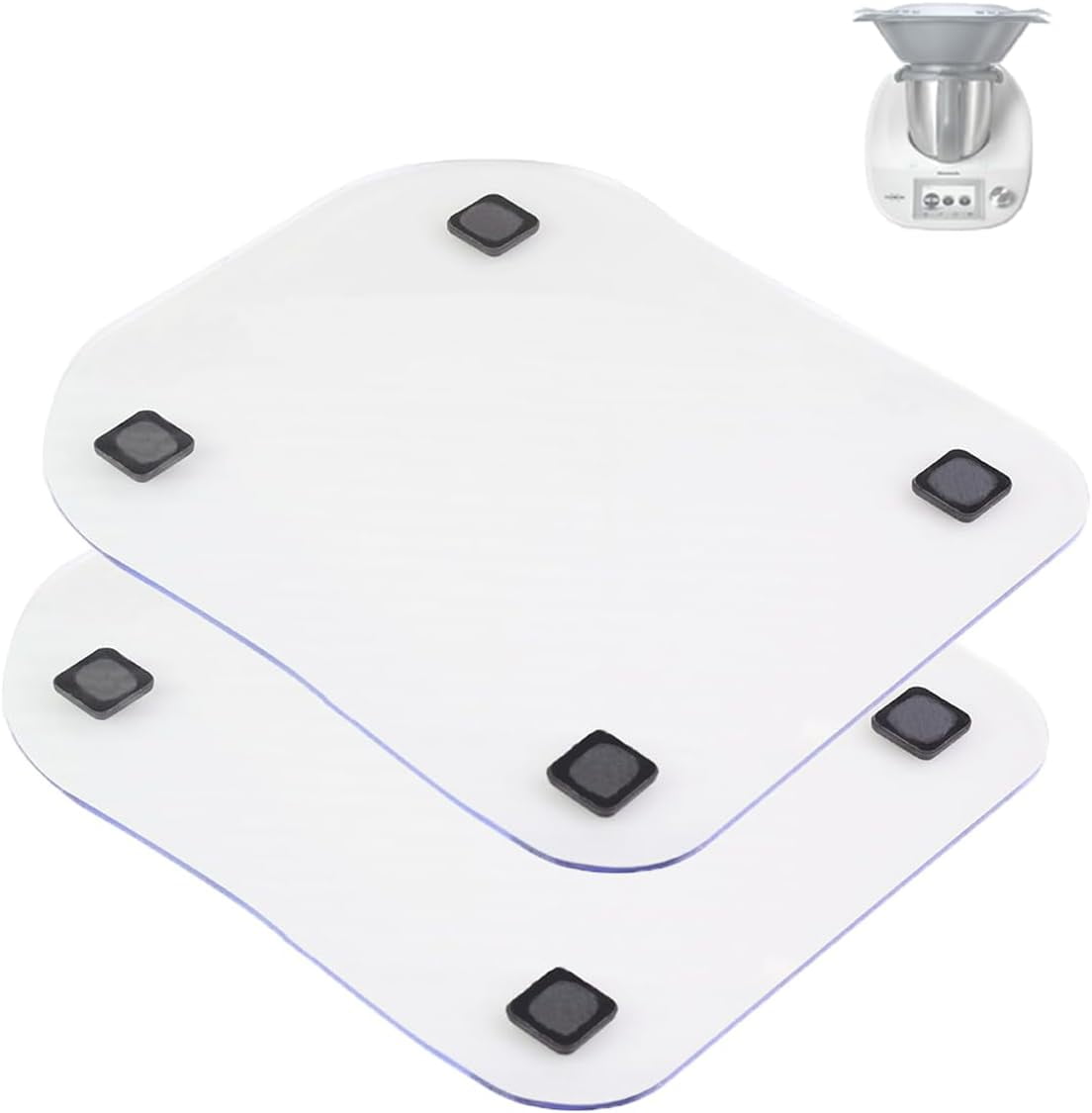 2 Pack Kitchen Appliance Sliding Tray,Appliances Slider Transparent ...