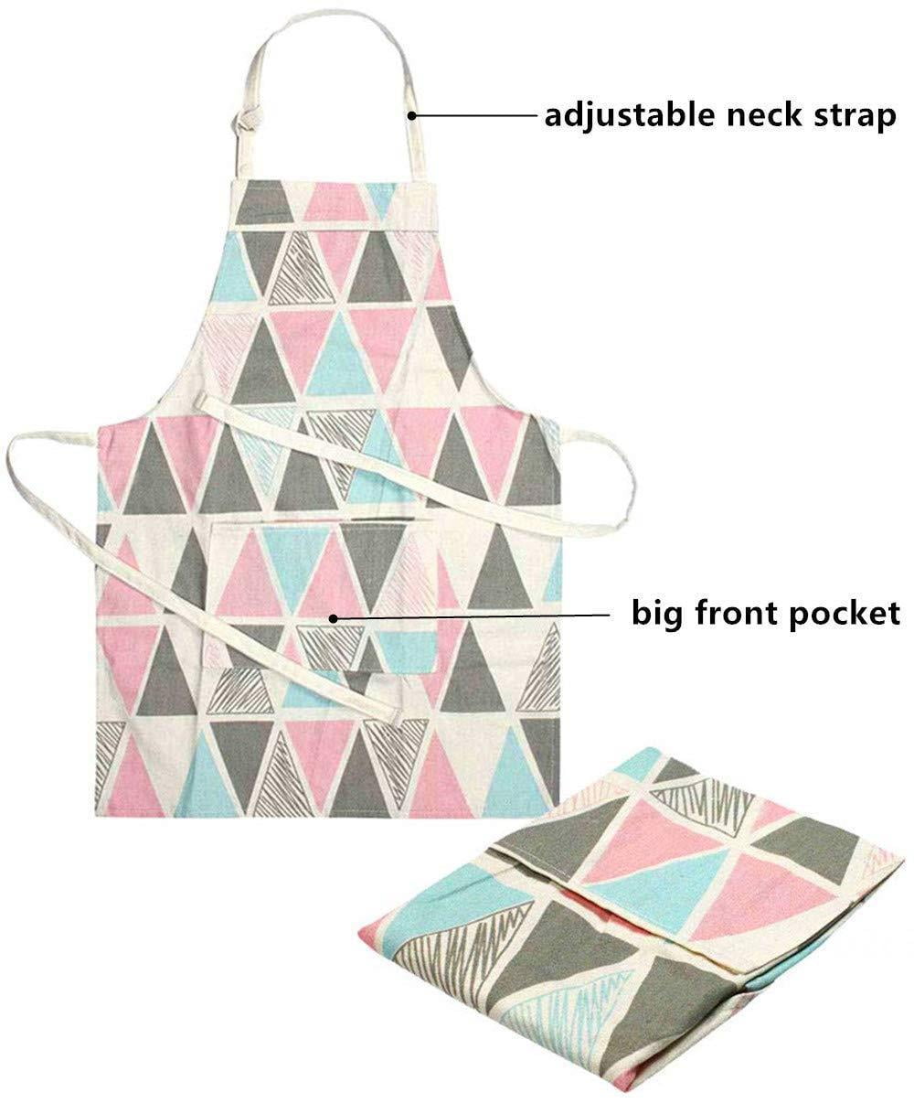 2 Pack Kitchen Apron - Aprons With Pockets For Kids And Adults,Perfect ...