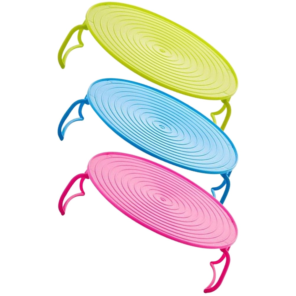 2 Pack Kitchen Dish Steamer Microwave Stacker Cooker Storage Shelves ...