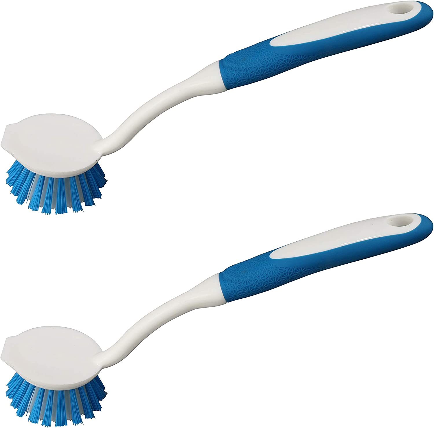 2-Pack Kitchen Round Scrub Brush for Cleaning Dishes Pots Pan Sink and ...