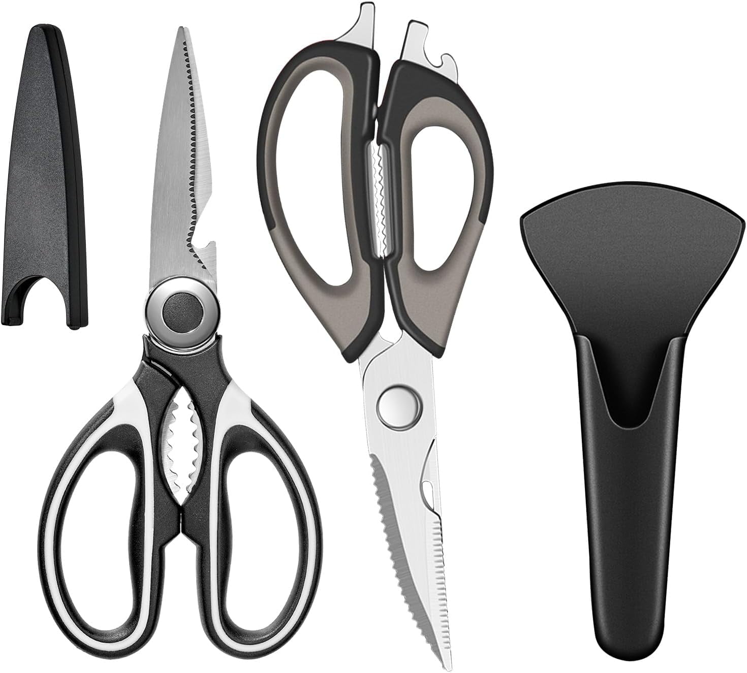 2 Pack Kitchen Scissors All Purpose Heavy Duty Kitchen Shears for Food ...