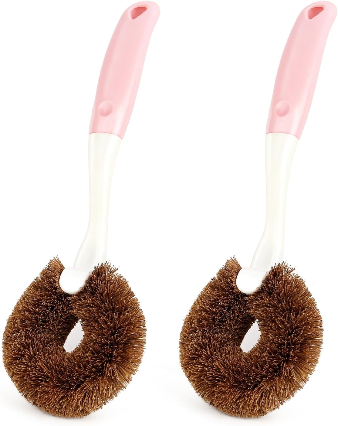 2 Pack Kitchen Scrub Brushes for Cleaning Dish Brush with Handle for ...