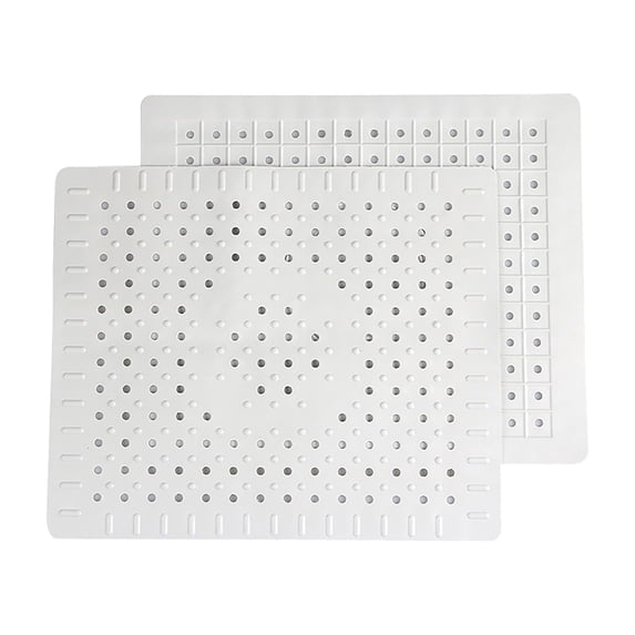 2 Pack Kitchen Sink Mat Drain Pad Protector 10" x 12" – Non-Slip Rubber ...