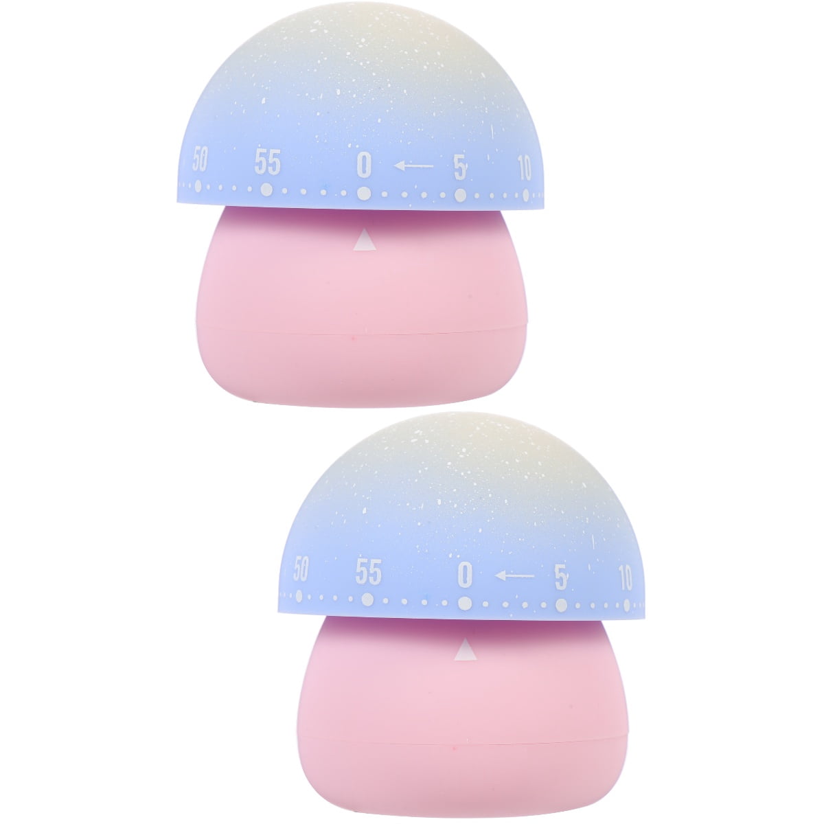 HEALEEP Mechanical Timer Abs Pink For Kitchen Use 2Pcs 2.9X2.9X3.2In ...