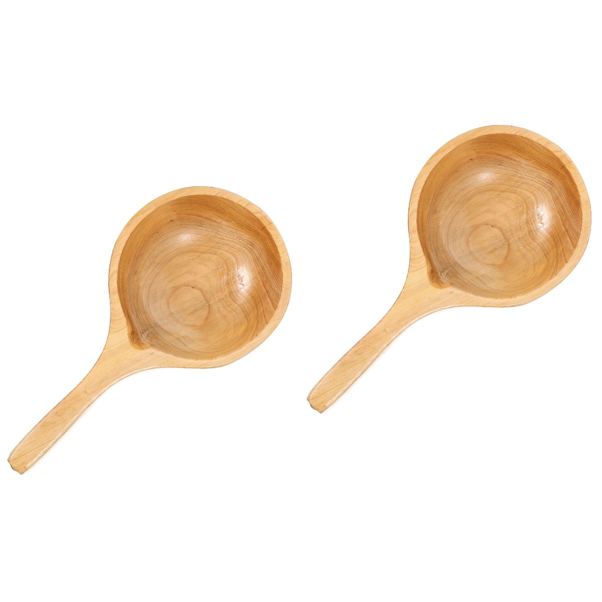 2 Pack Kitchen Water Ladles Wooden Water Ladle Wooden Rice Spoon Kids ...