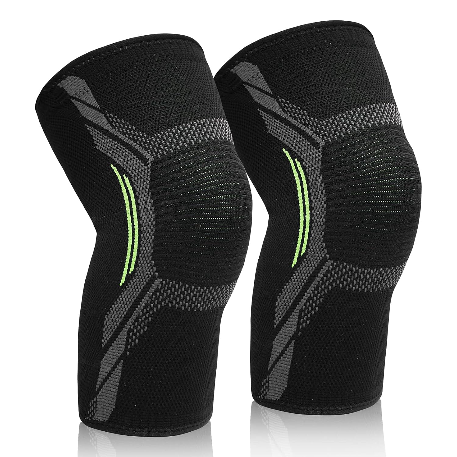 2 Pack Knee Brace for Women & Men - Workout Knees Compression Sleeve ...