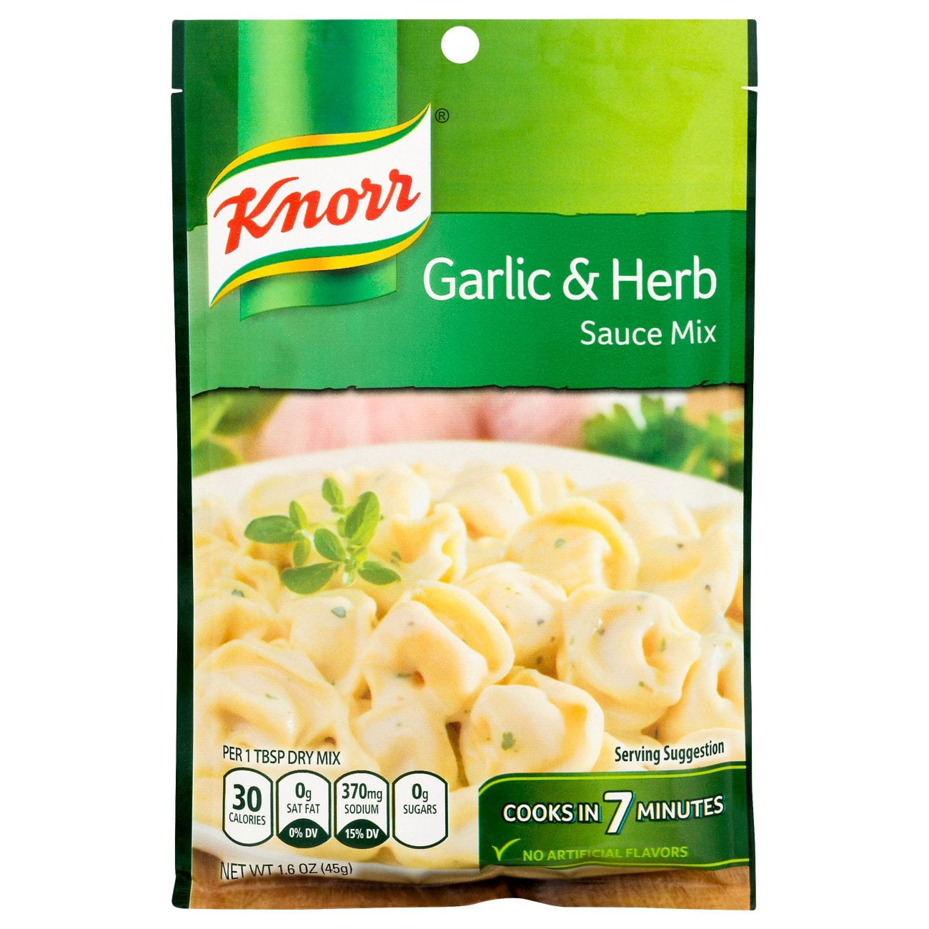 2 Pack Knorr Knorr Garlic Herb Sauce Mix - Walmart.com