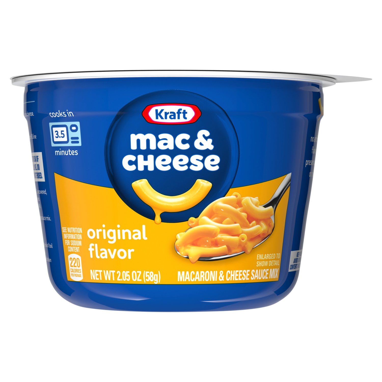 2 Pack - Kraft Macaroni & Cheese Dinner Original Cup - 2.05 Oz Package ...