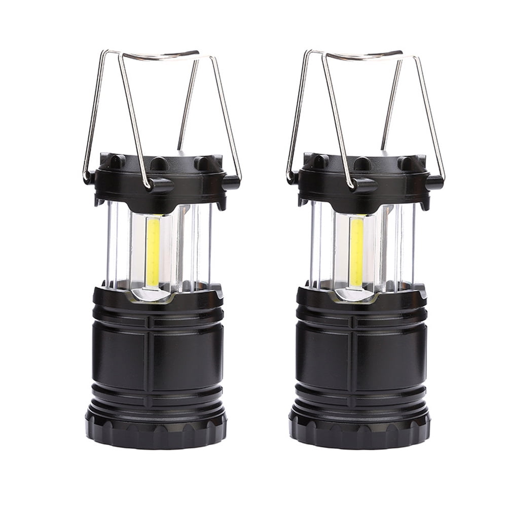 2 Pack LED Camping Lantern Bright Portable Survival Lanterns - Walmart.com