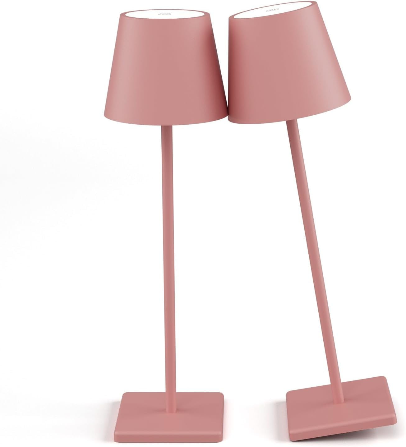 2-Pack LED Cordless Table Lamp, Rechargeable Desk lamp 5500mAh Operated ...