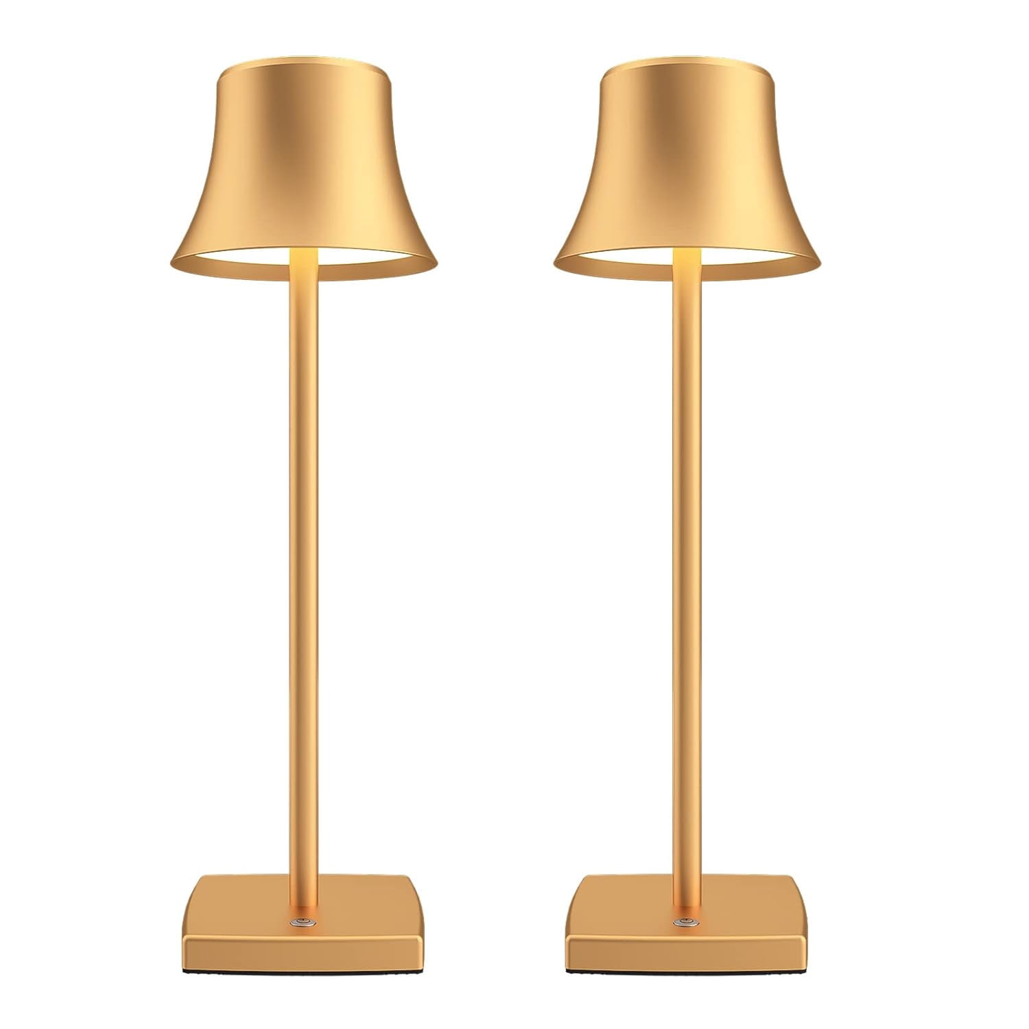2 Pack LED Cordless Table Lamps Rechargeable 5000mAh Battery Operated ...