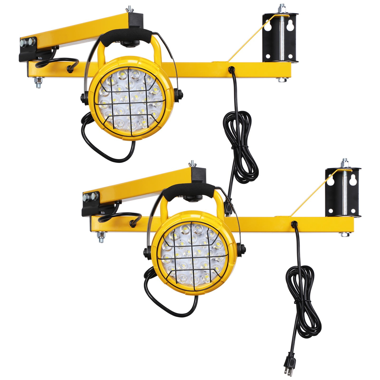 2 Pack LED Loading Dock Light 50W, 40Inch Double Swing Arm Dock Light ...