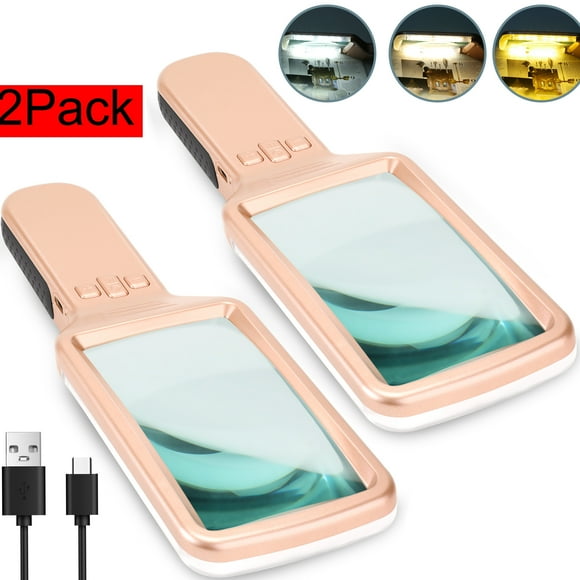 Hand Held Magnifiers with Lights