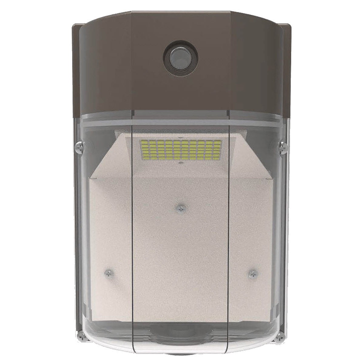 2 Pack LED Mini WALL PACK 8W 1128LM 5000K with built-in Photocell ...