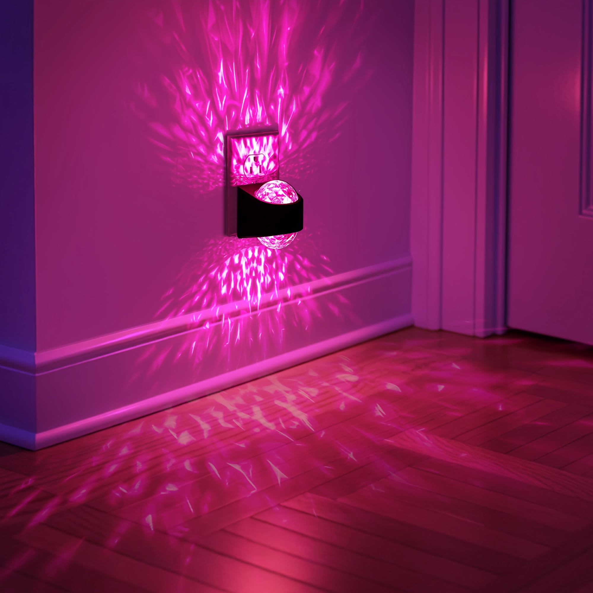 2-Pack LED Night Light, Night Light with Dusk to Dawn Sensor, 9 Color ...