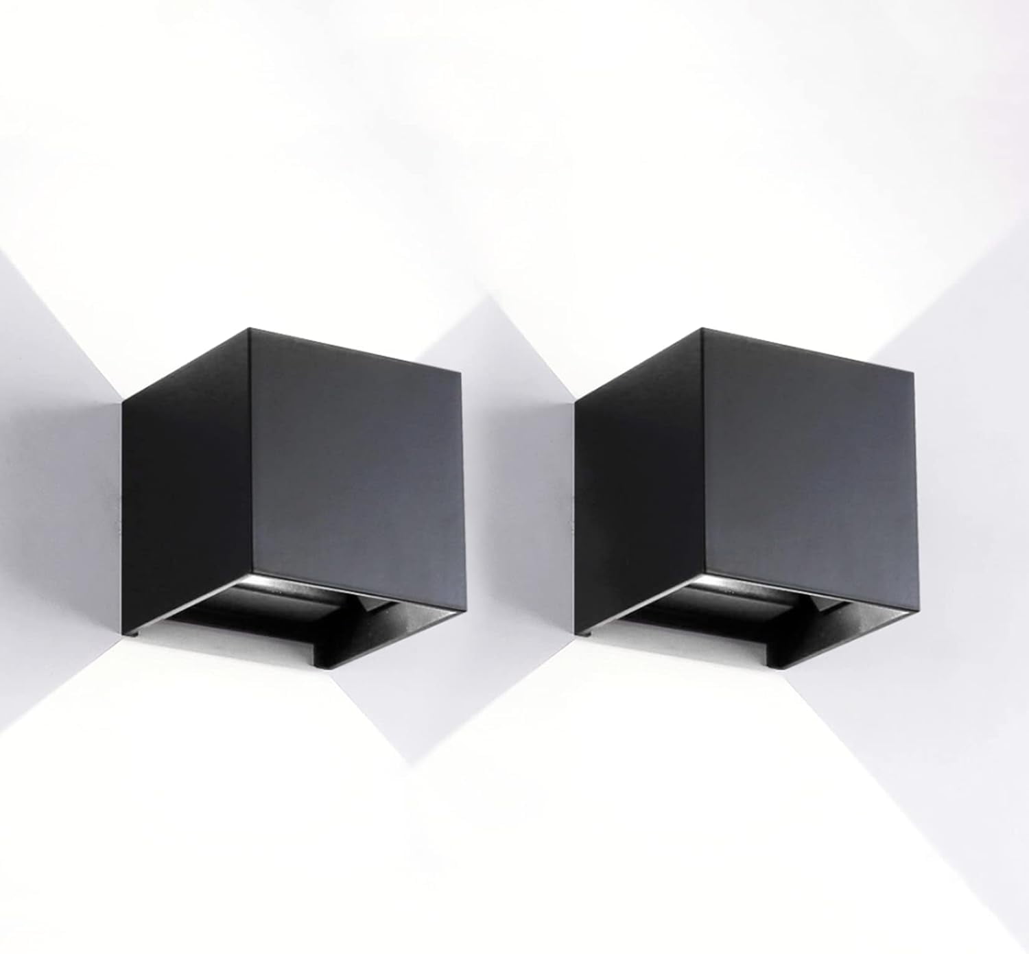 2 Pack LED Outdoor Wall Lights for Exterior/Interior, Up and Down ...