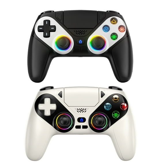 Wireless Controller for P5, RGB Gamepad Compatible with P5 Pro/Slim/PC ...