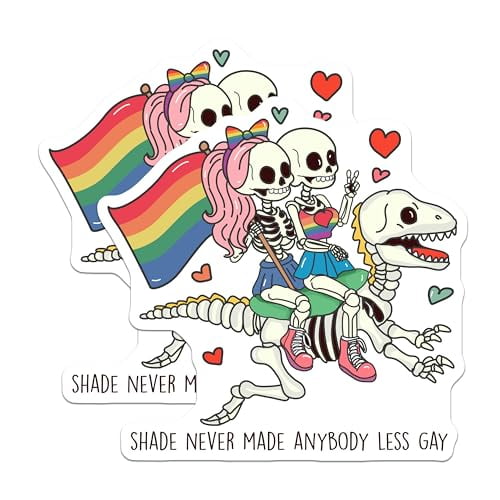 (2 Pack) LGBTQ Pride Skeleton Magnets - Rainbow Flag - Equal Rights - 5 ...