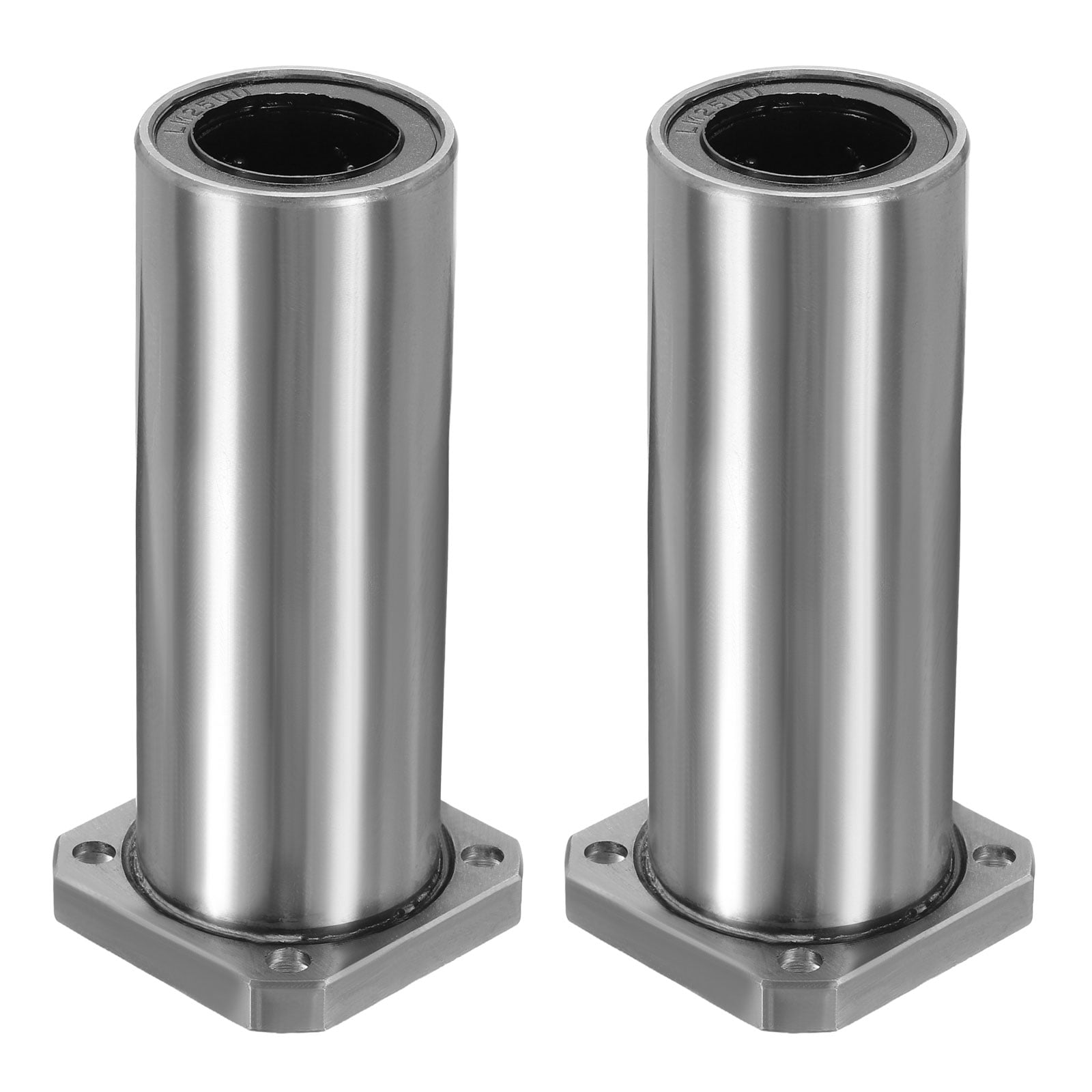 2 Pack LMK25LUU Linear Ball Bearings, 25mm Bore Square Flange Linear ...